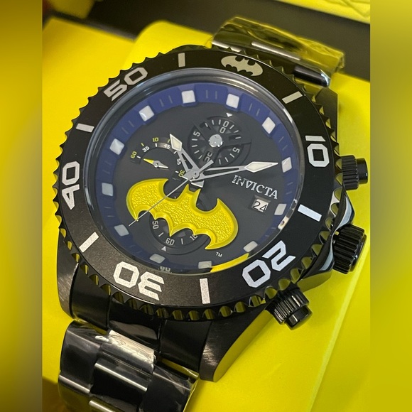 Invicta | Accessories | Invicta X Dc Batman Limited Edition Black Mens ...